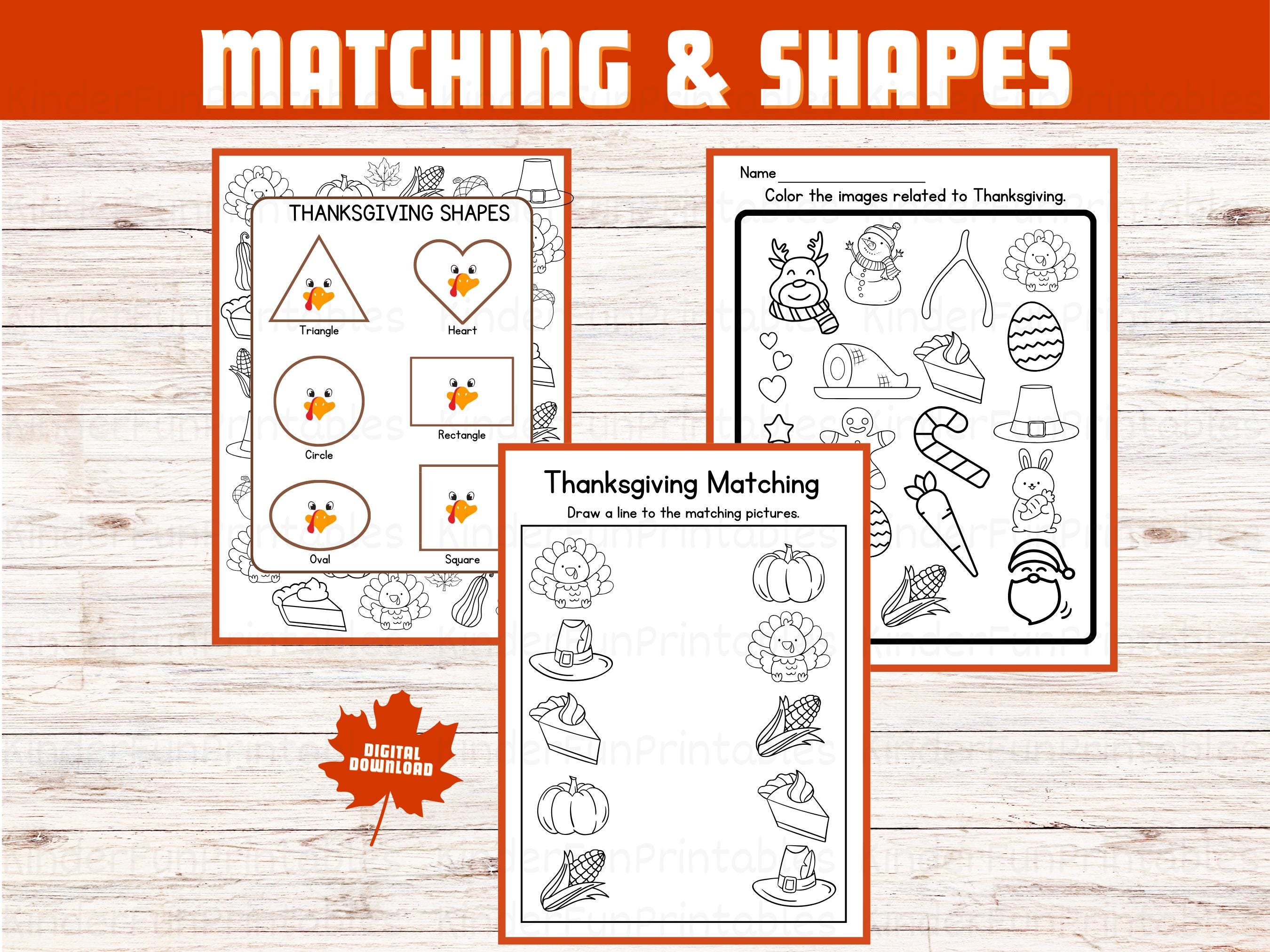 Thanksgiving Educational Pack | Thanksgiving Bundle| Thanksgiving ...