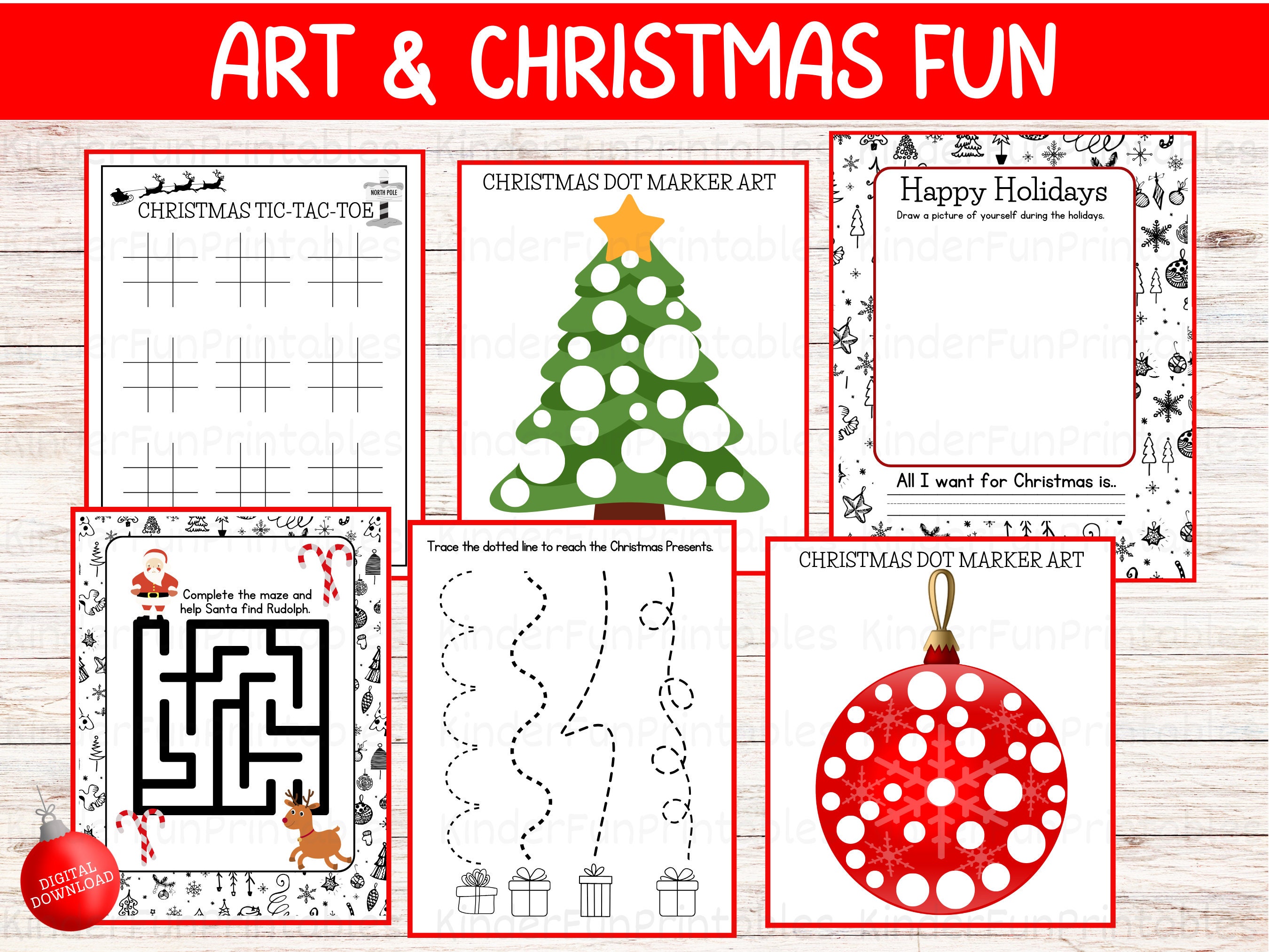 Christmas Educational Pack |christmas Bundle | Christmas Worksheets for ...