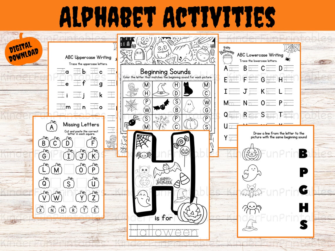 Halloween Educational Pack |halloween Bundle | Halloween Worksheets for ...