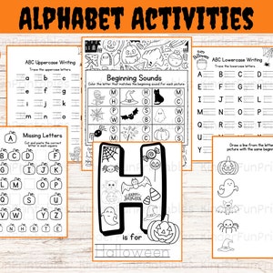 Halloween Educational Pack |halloween Bundle | Halloween Worksheets for ...