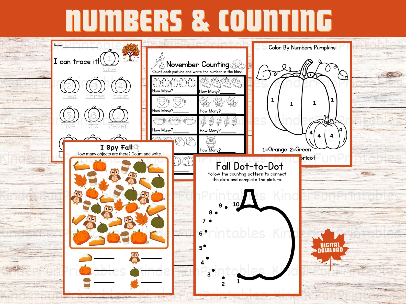 Fall Educational Pack |fall Bundle| Fall Worksheets for Kids | Fall ...