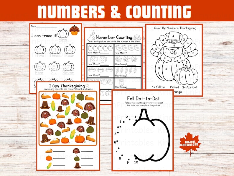 Thanksgiving Educational Pack | Thanksgiving Bundle| Thanksgiving ...