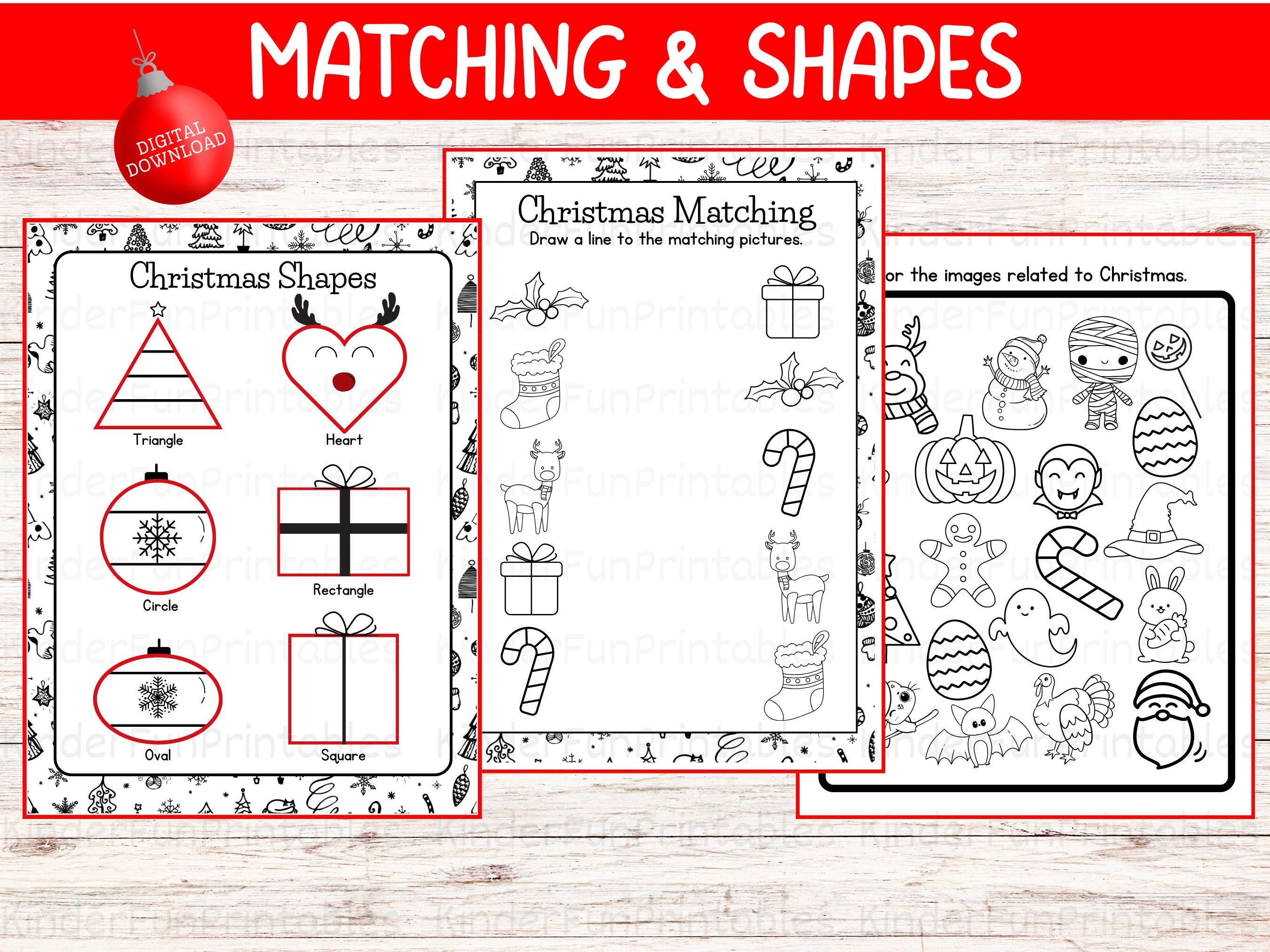 Christmas Educational Pack |christmas Bundle | Christmas Worksheets for ...