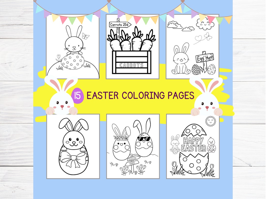 Easter Coloring Pages| Easter Coloring Book| Coloring Sheets| Kids ...