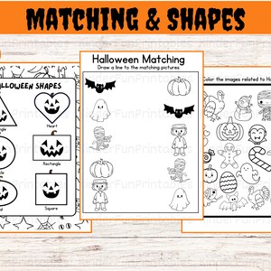 Halloween Educational Pack |halloween Bundle | Halloween Worksheets for ...