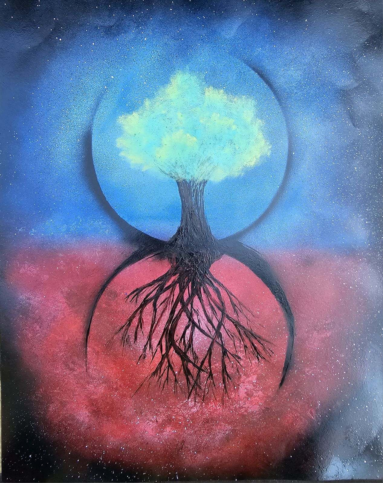 The Tree of Life Spray Paint Art - Etsy