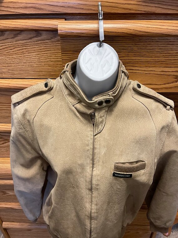 Women's Members only tan suede jacket - Gem