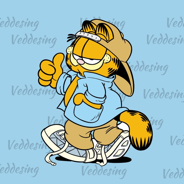 Garfield Svg - Etsy
