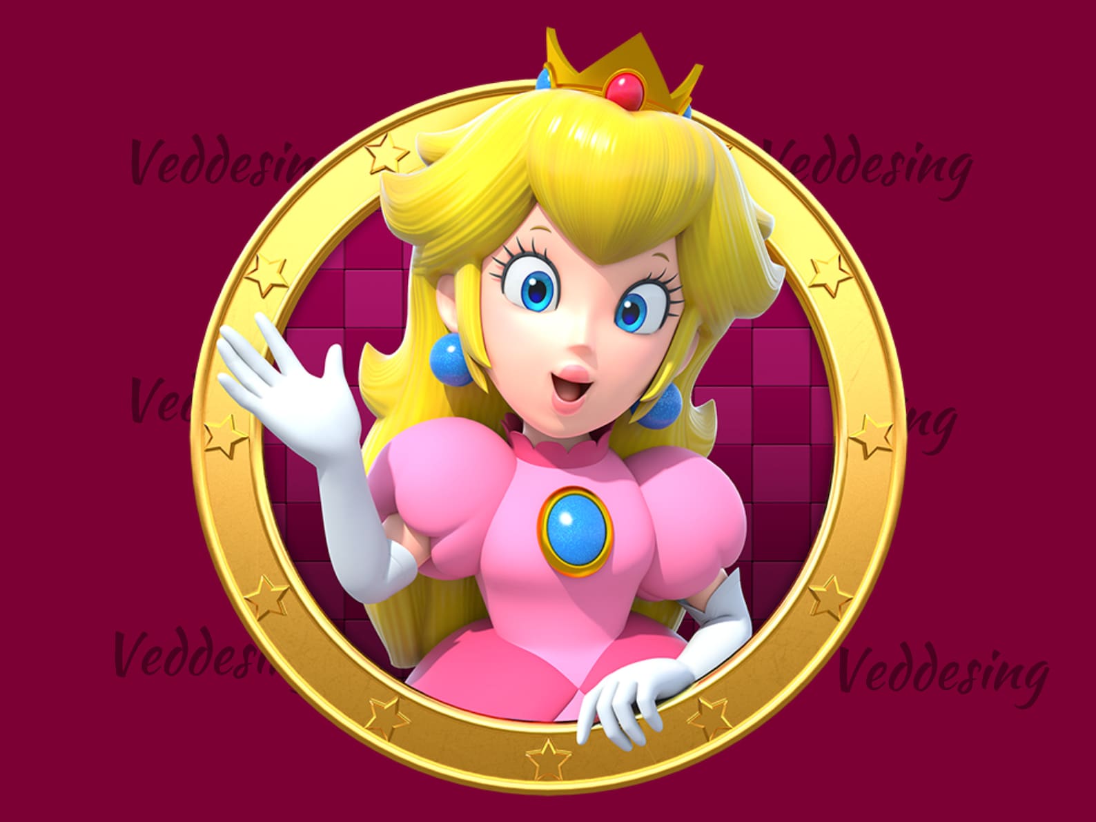Princess Peach Png, Mario Princess Png, Princess Peach Png - Etsy