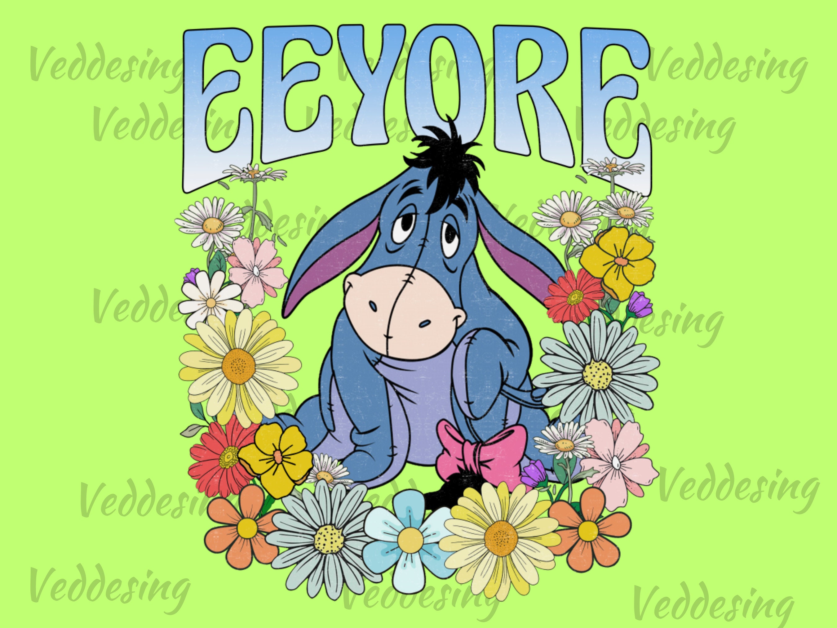 Eeyore Png, Eeyore Png Clipart Set, Winnie the Pooh Png, Instant ...