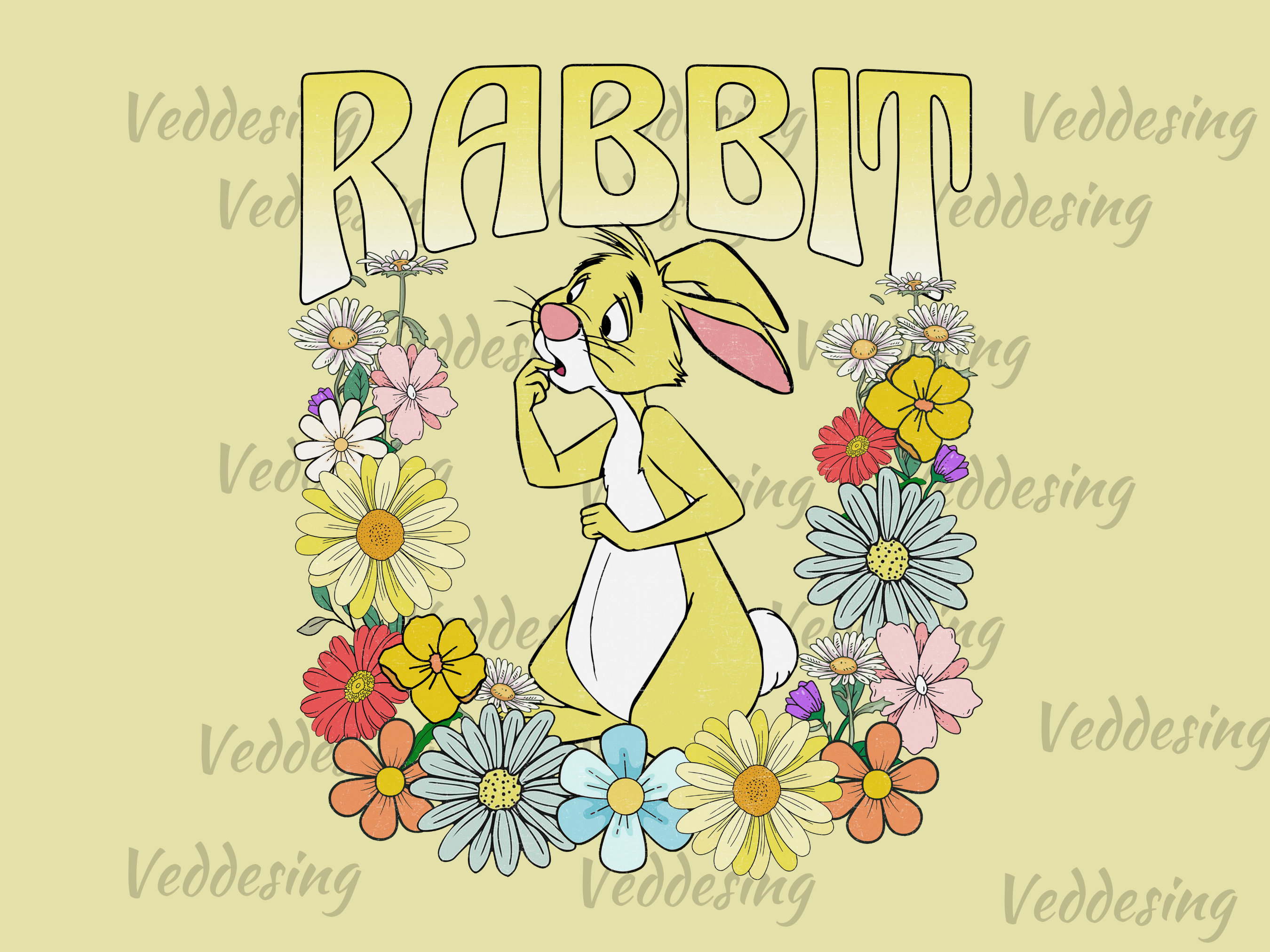 Rabbıt Png,rabbıt Png Clipart Set, Winnie the Pooh Png, Instant ...