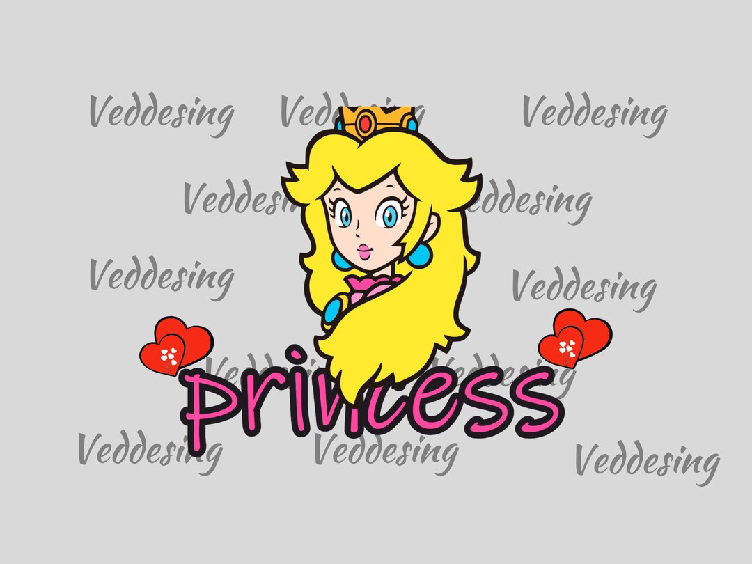 Princess Peach Png, Mario Princess Png, Princess Peach Png - Etsy