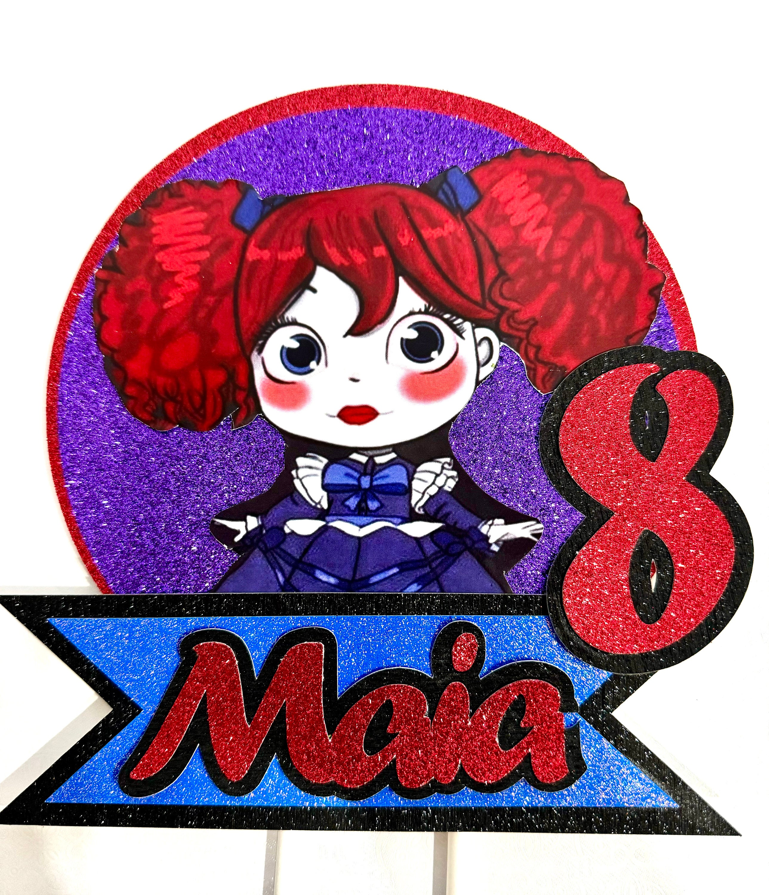 Poppy Playtime Cake Topper, Poppy's Playtime Cake Topper, Ms. Poppy ...