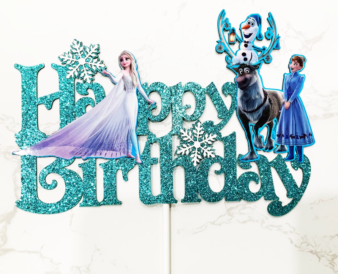 Elsa Frozen Cake Topper, Princess Elsa Cake Topper, Frozen Cake Topper ...