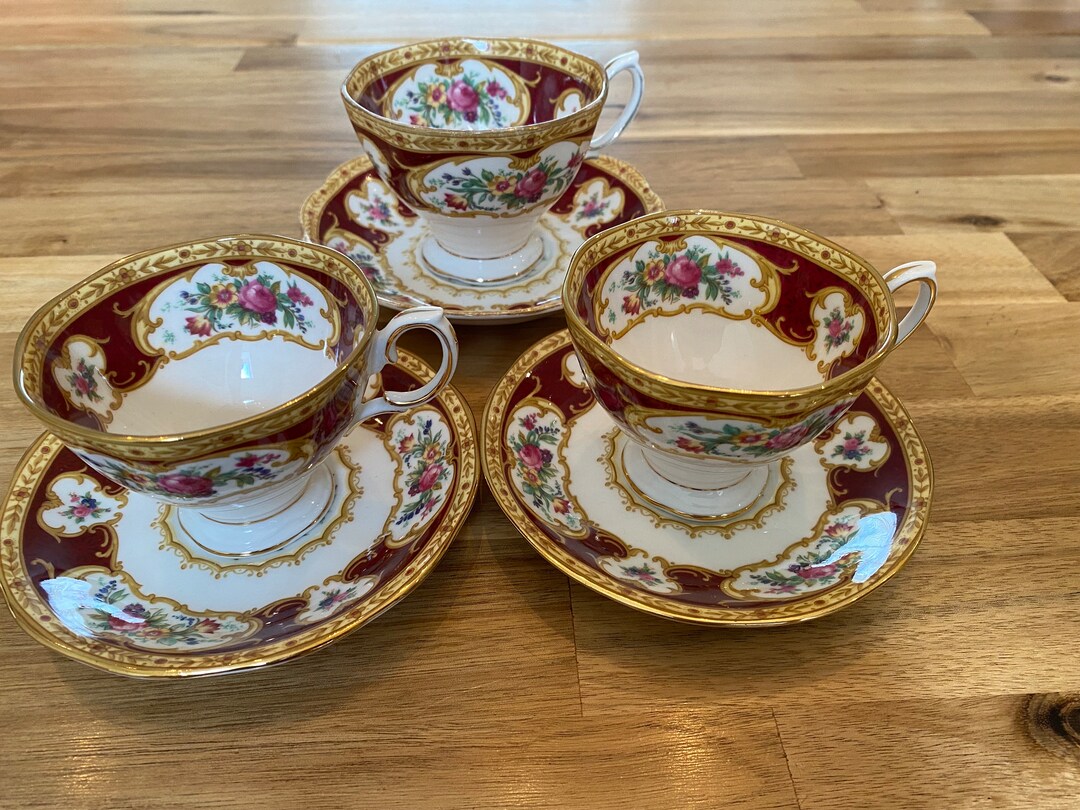 3 Vintage Royal Albert 'lady Hamilton' - Etsy