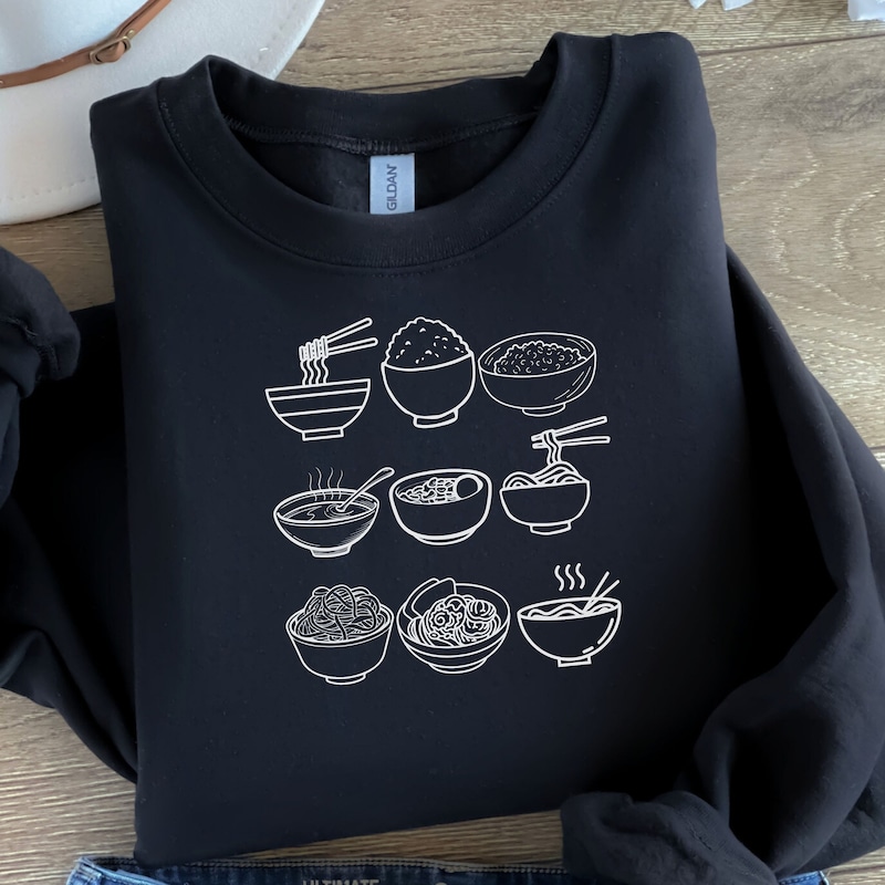 Ramen Noodle Sweatshirt - Etsy