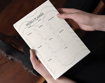 Gold Weekly Planner, Printable. - Etsy