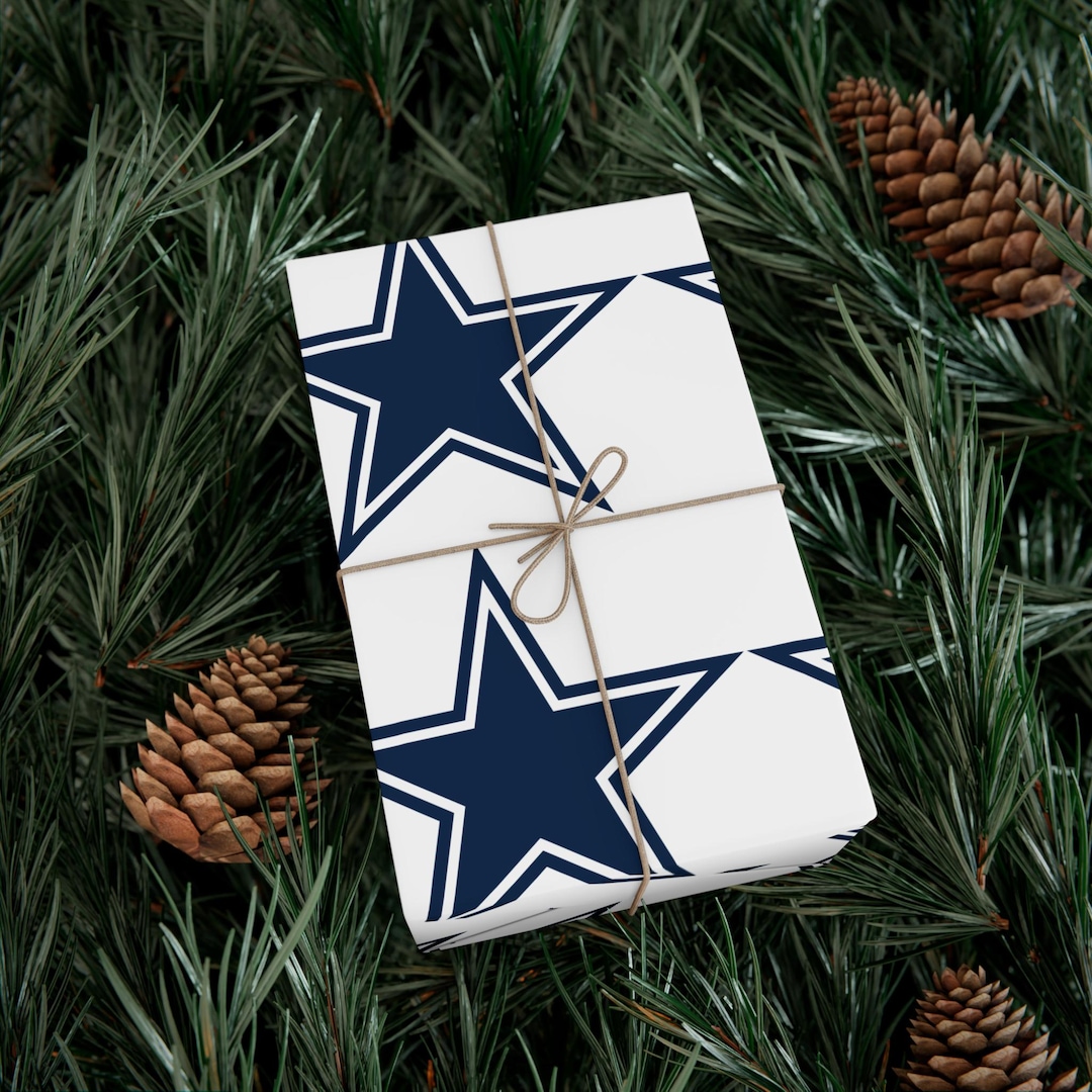 Dallas Cowboys Christmas Wrapping Paper, Custom Wrapping Paper ...