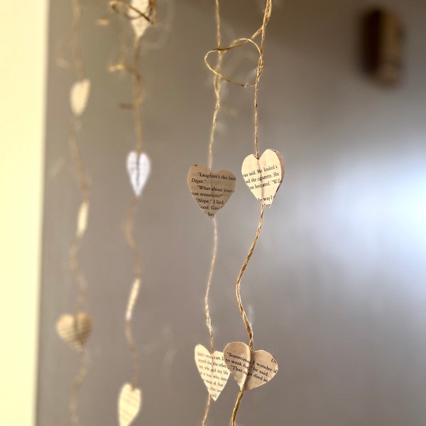 Paper Heart Garland - Etsy