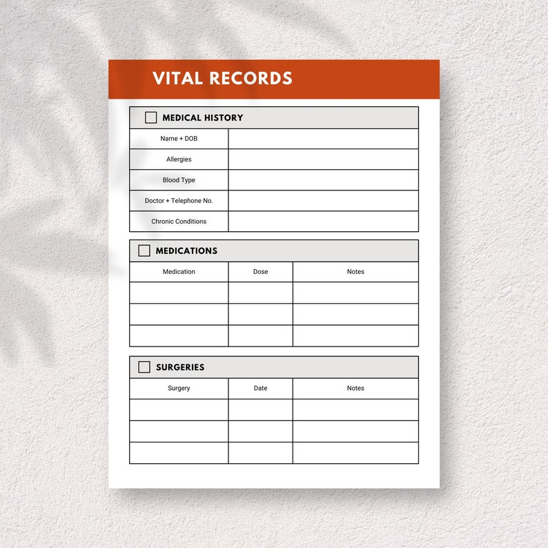 Important Family Document Organizer | Busy Mom Binder | Ultimate Life ...