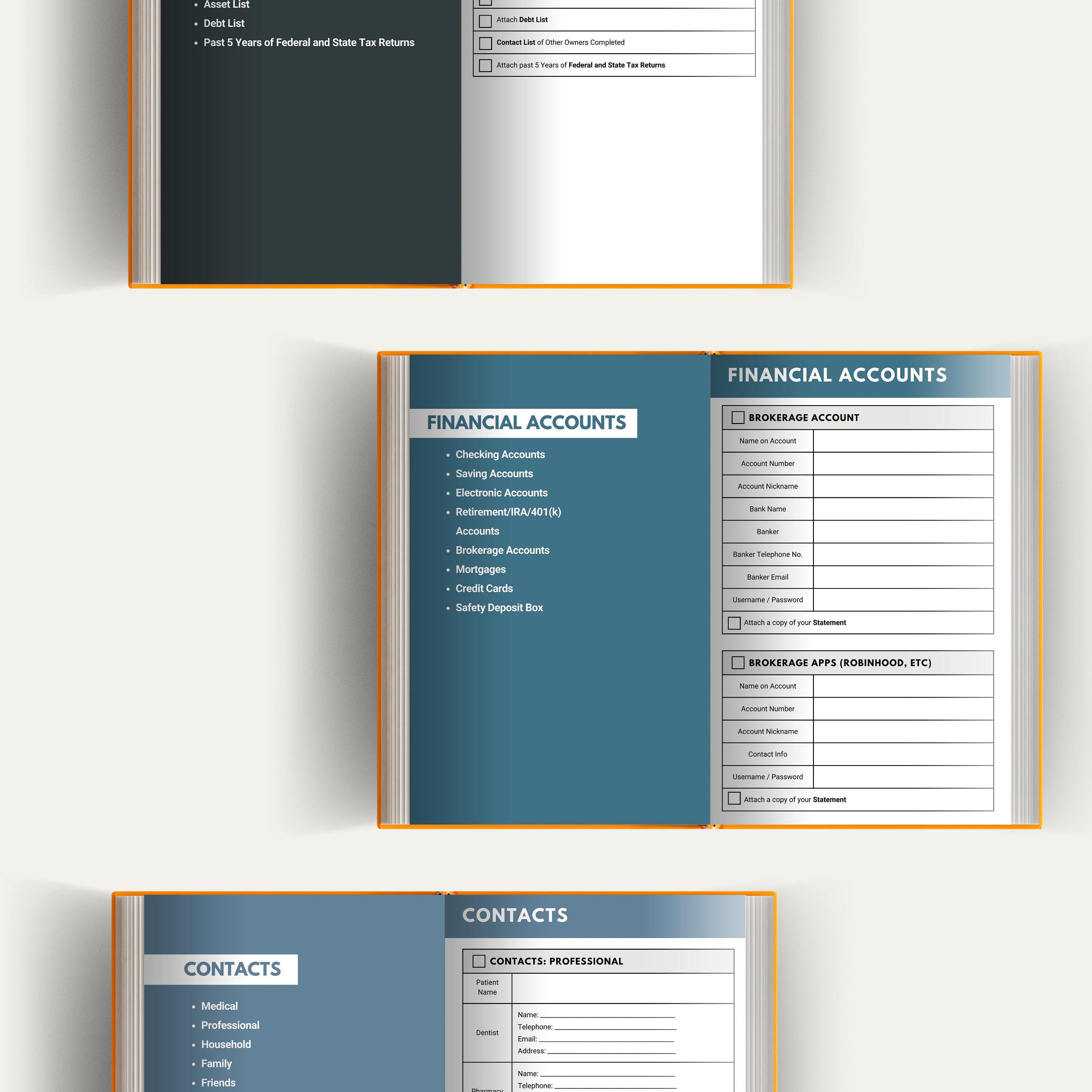 The Ultimate Life Binder | in Case of Emergency Binder | Family ...