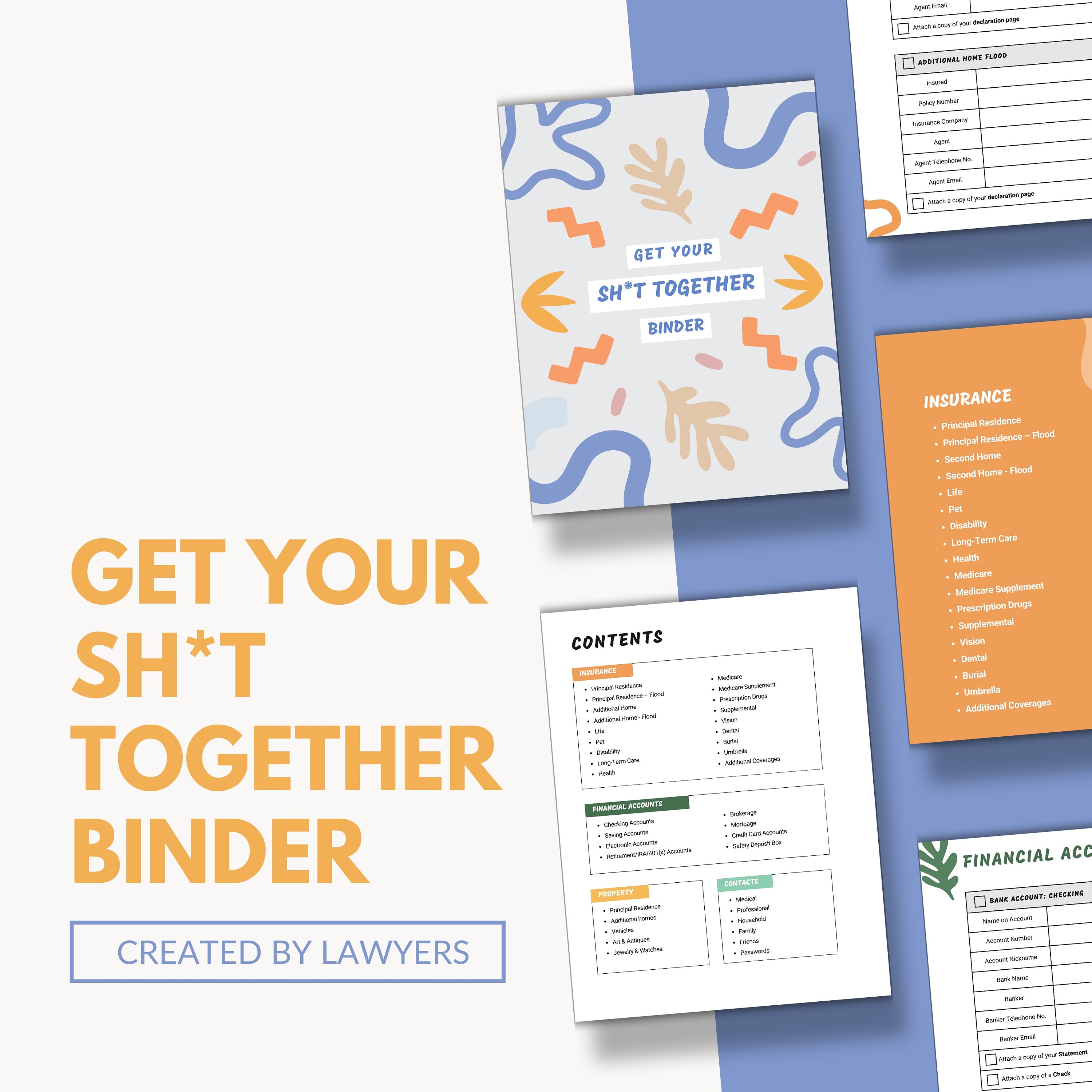 Get Your Sh*t Together Binder | Household Binder | Get Organized Binder ...