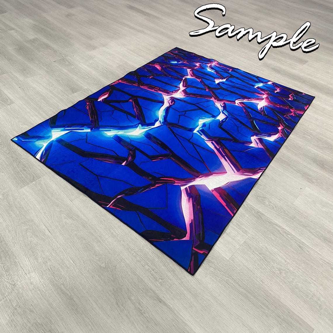 Purple Neon Rug: Cool Gamer Carpet (washable, Soft, Multiple Sizes) - Etsy