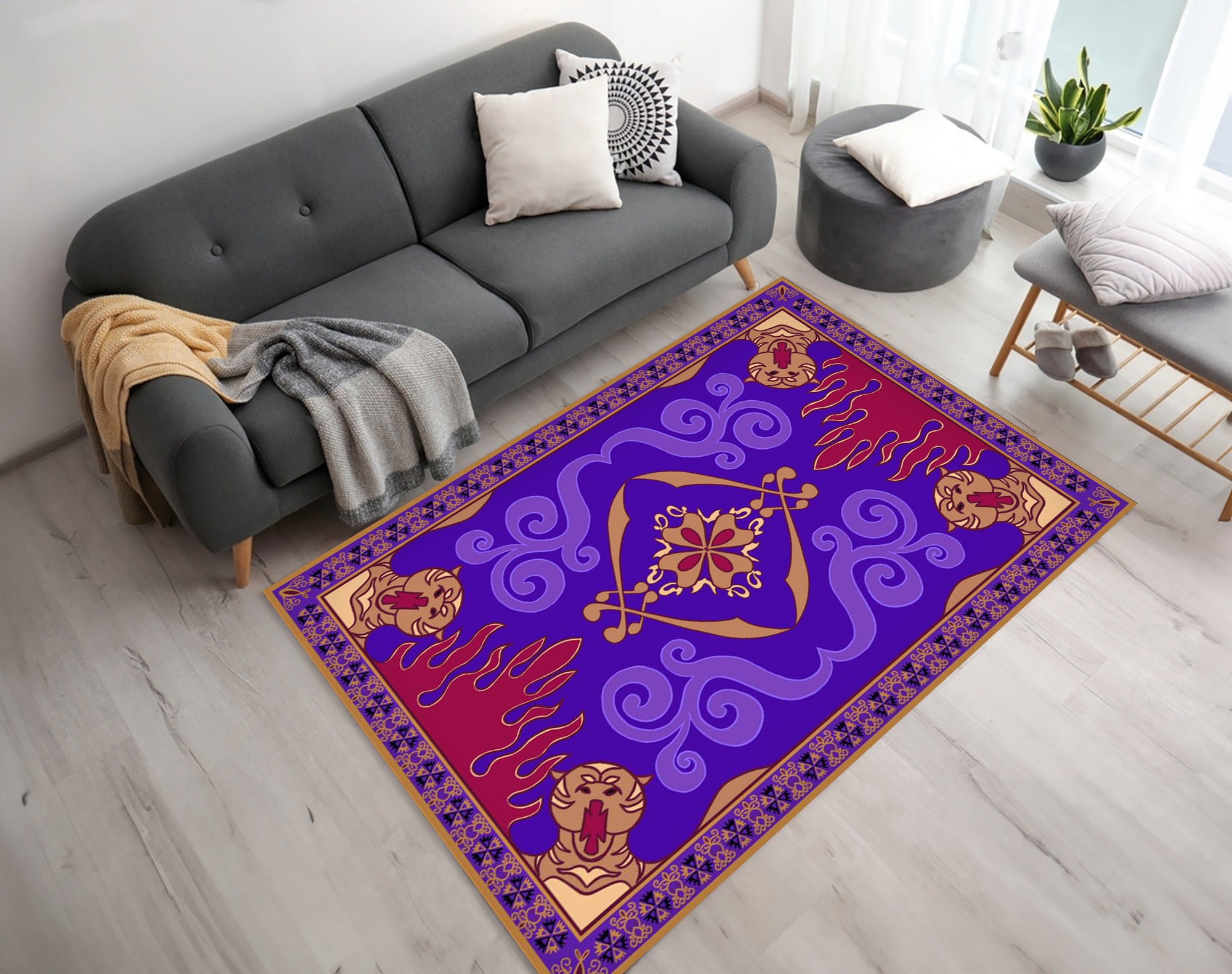 Aladdin Rug, Aladdin's Rug, Salon Decor, Modern Rugs, Modern Rug ...