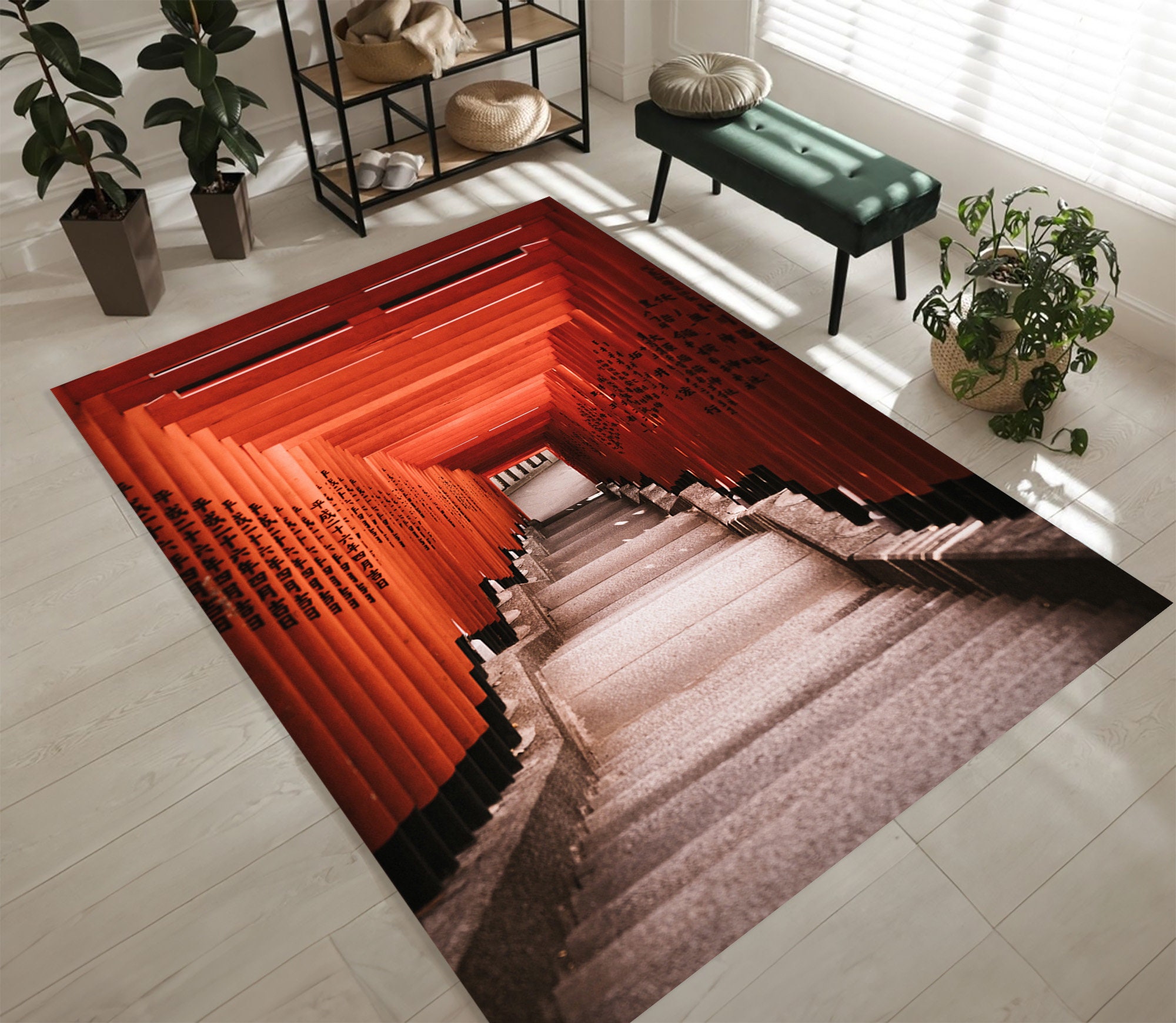 Stairs Illusion Rug, Stairs Rug, 3D Vortex Rug, 3D Look Rug, Illusion ...