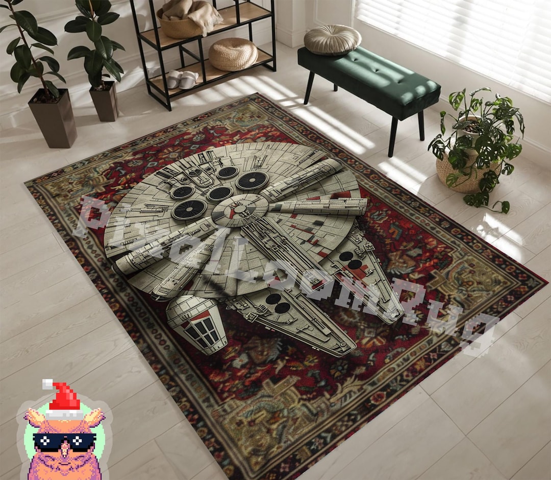 Millenium Falcon Rug, Star Wars Rugs,sarwars Patterned Rug,starwars ...