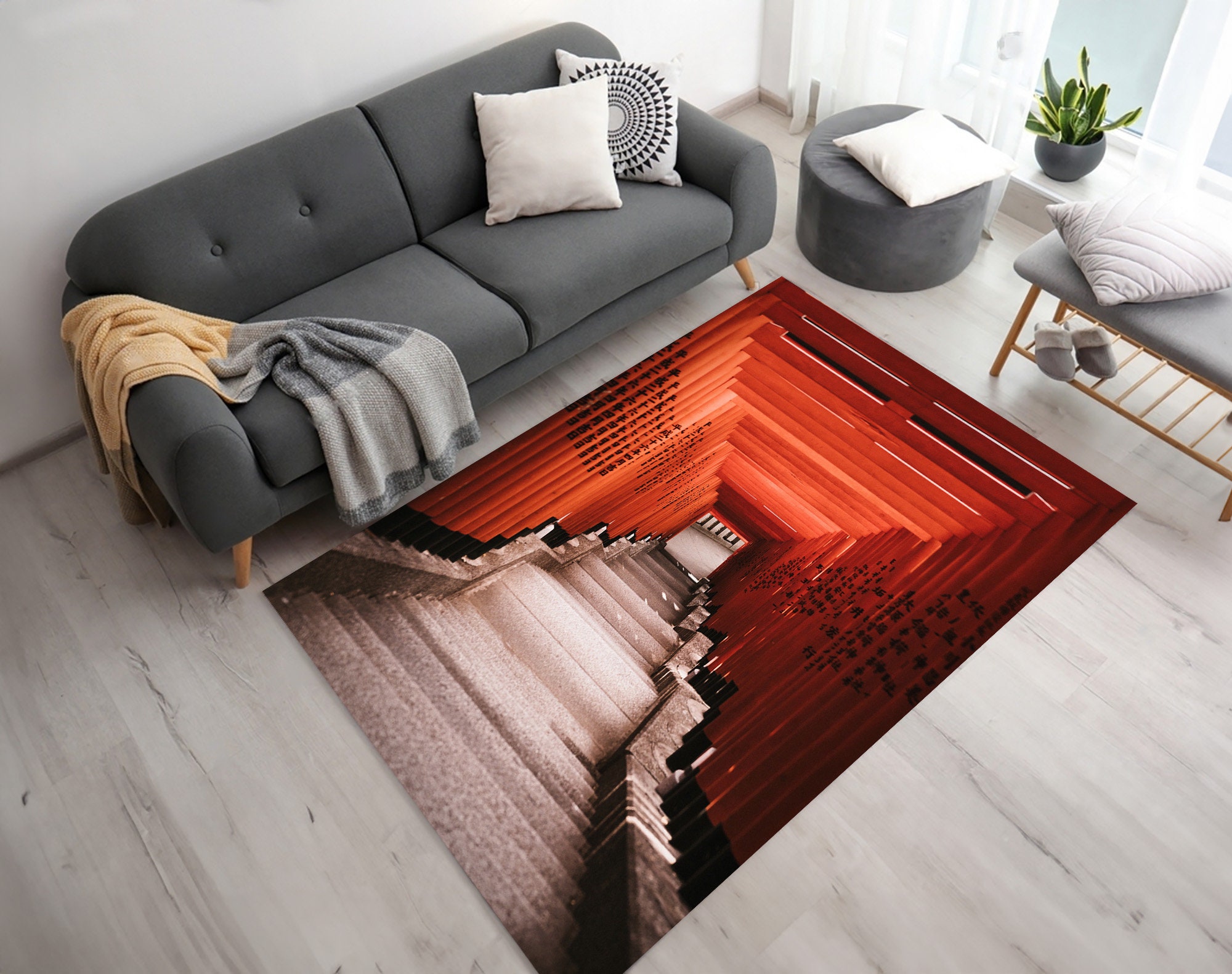 Stairs Illusion Rug, Stairs Rug, 3D Vortex Rug, 3D Look Rug, Illusion ...