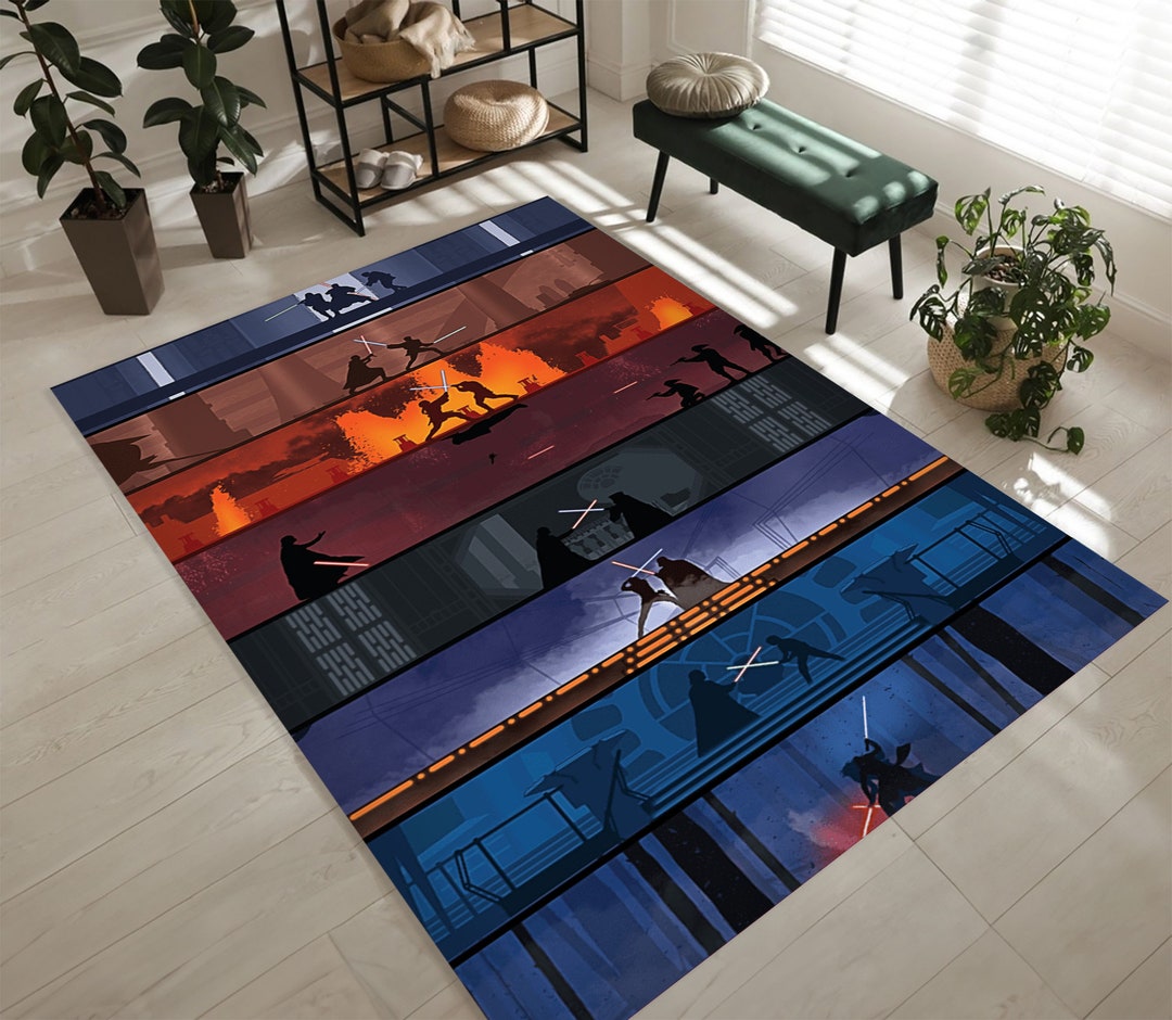 Star Wars Rugs,starwars,starwars Patterned Rug,starwars Floor Rug, Star ...