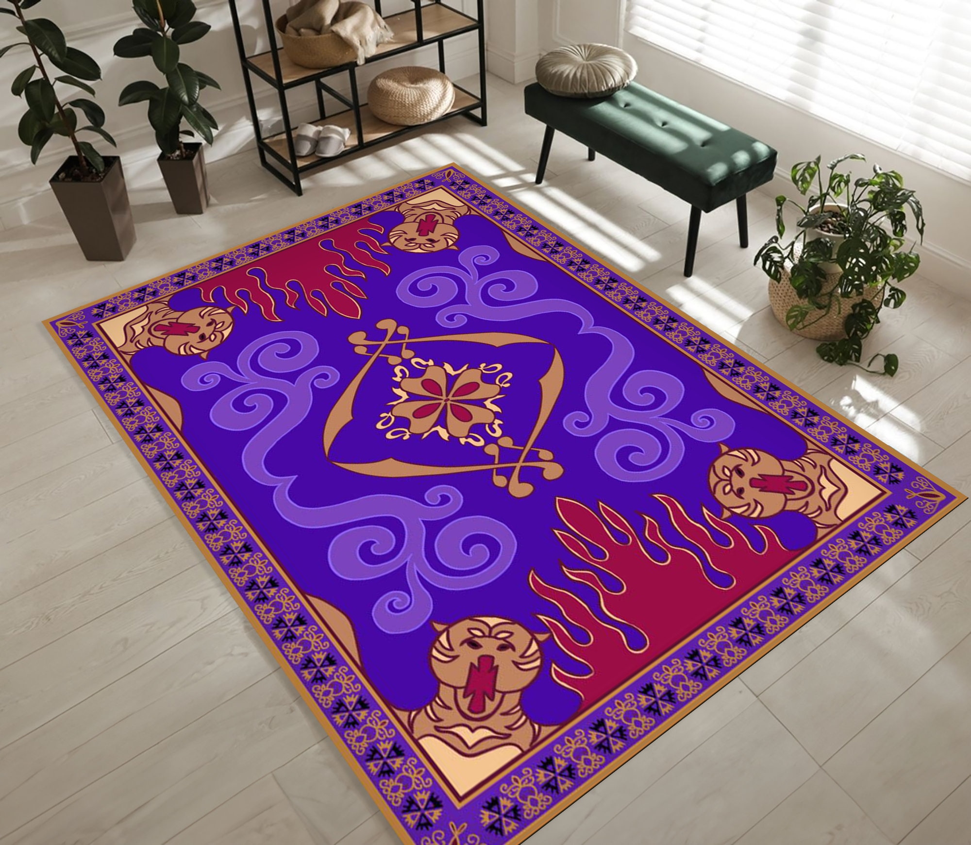 Aladdin Rug Aladdin's Rug Salon Decor Modern Rugs - Etsy