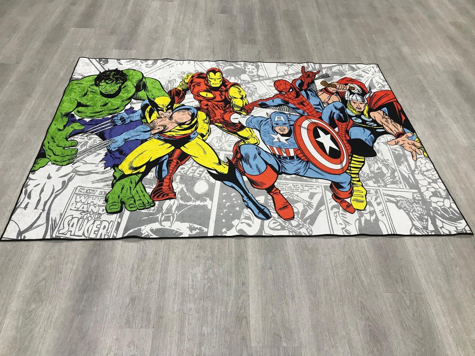 Super Hero Rugs, Superheroes Films Movie Character Rug, for Boy Bedroom ...