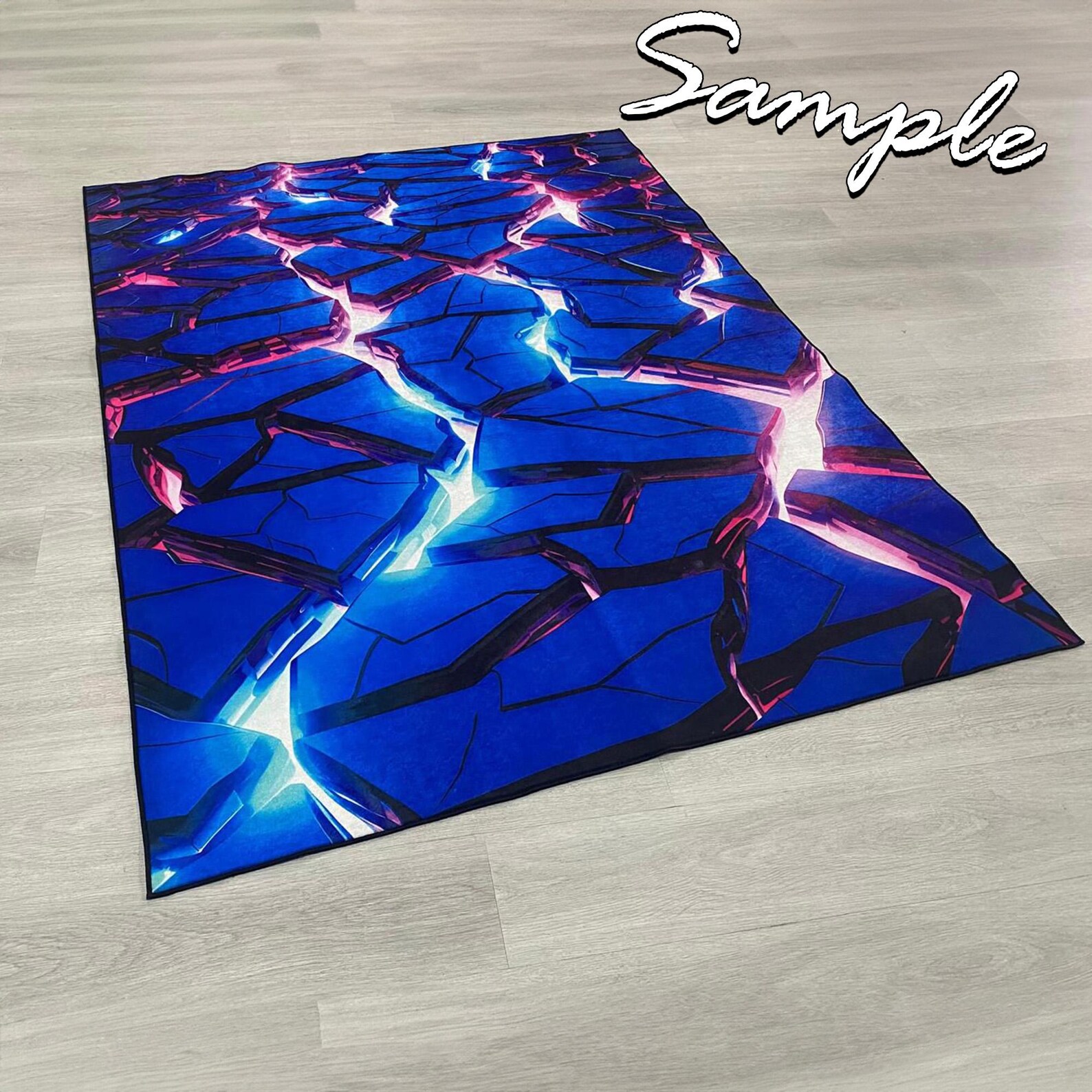 Neon Jungle RGB Gamer Rug – LED Glow Carpet With Tropical Leaf Design ...