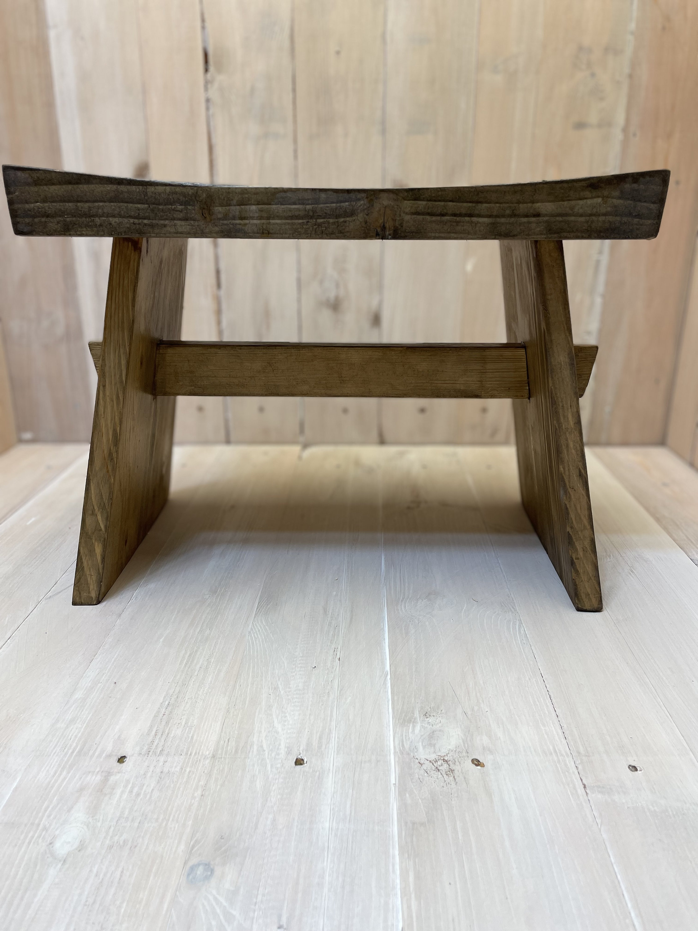 Wooden Stool, Japanese Influenced - Etsy UK