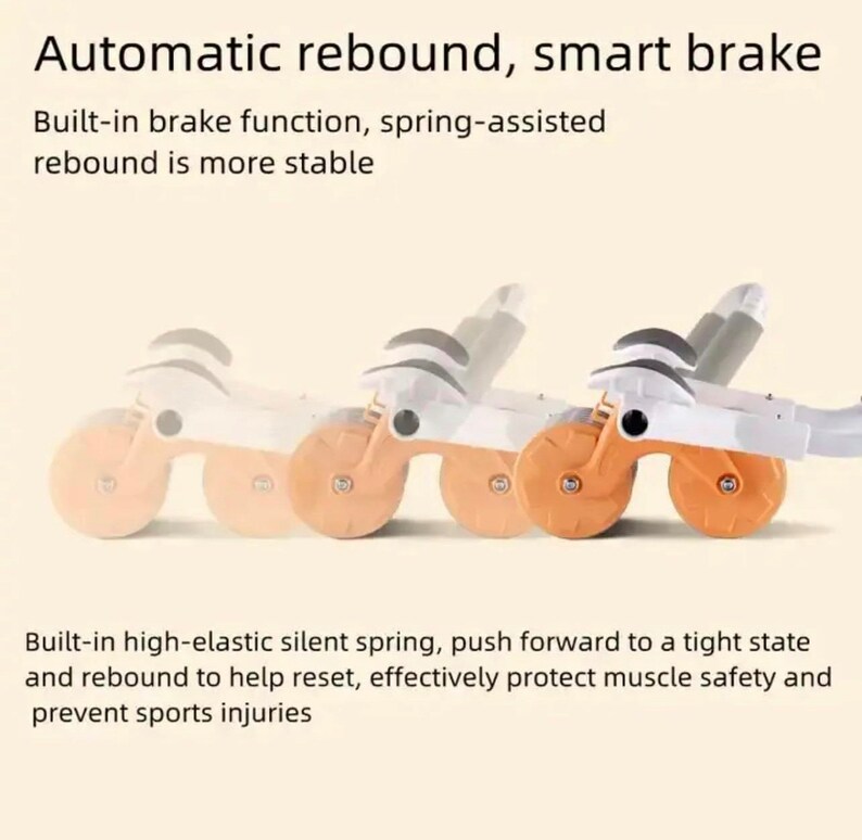 Automatic Rebound Full Body Roller Wheel With Elbow Support Ideal for ...