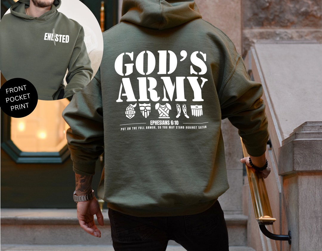God's Army / Armor of God Hoodie - Etsy