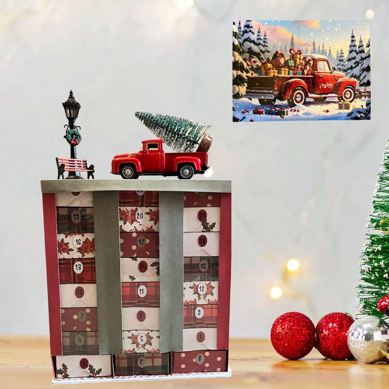 Puzzle Advent Calendar | Filled Advent Calendar | Advent Calendar ...