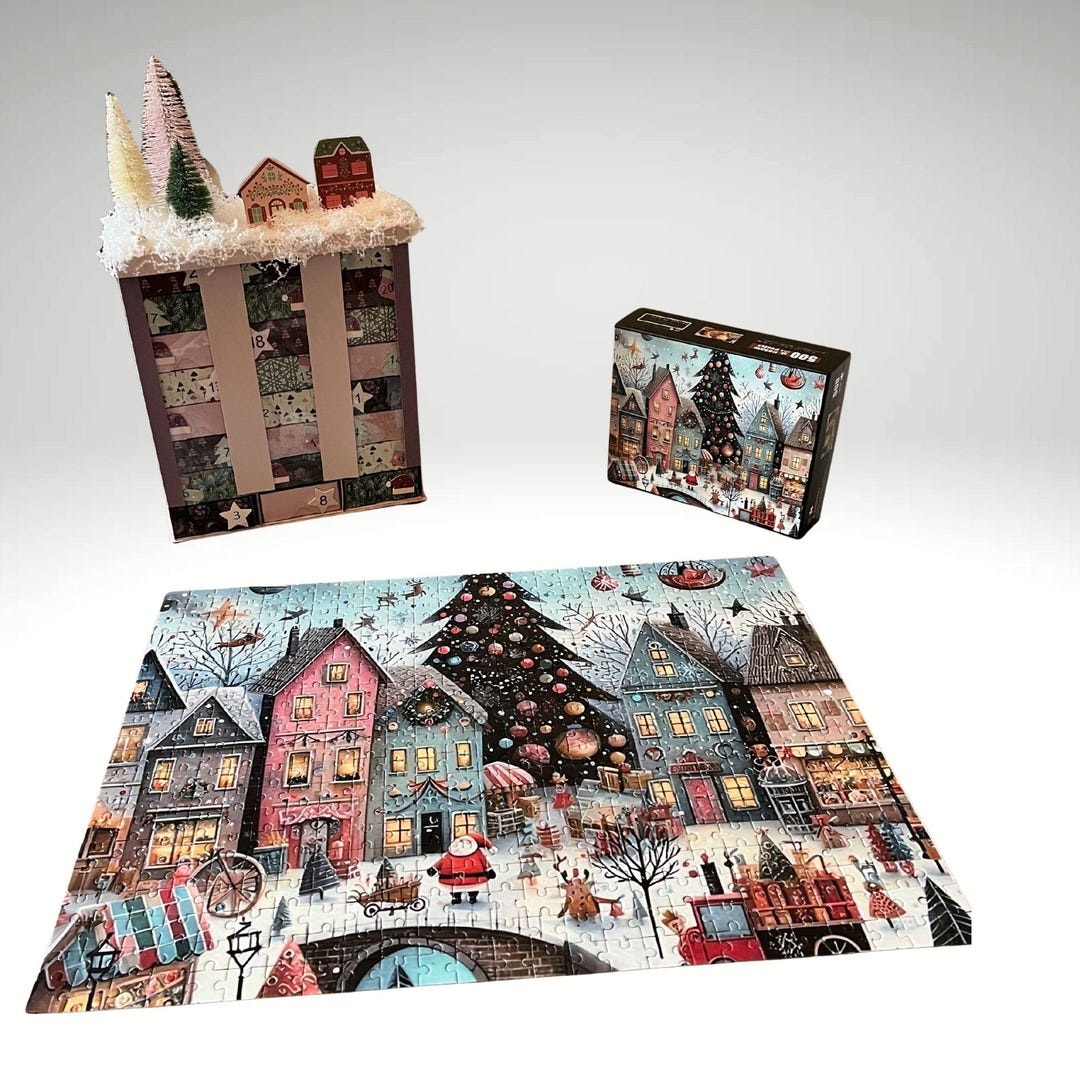 Puzzle Advent Calendar | Filled Advent Calendar | Advent Calendar ...