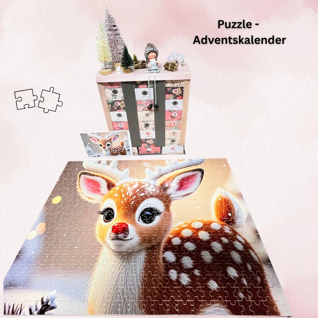 Puzzle Advent Calendar | Filled Advent Calendar | Advent Calendar ...