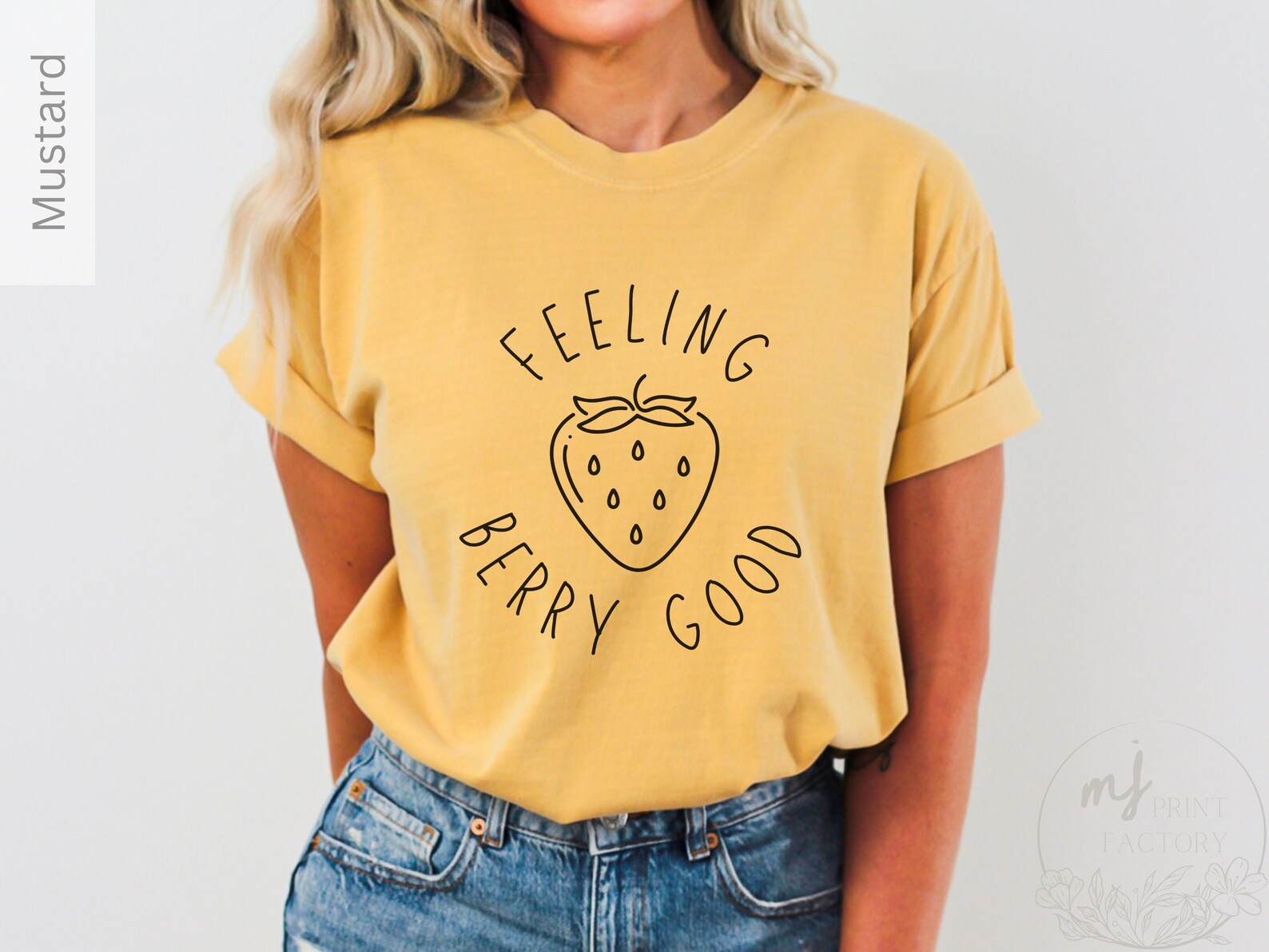 Feeling Berry Good Strawberry Shirt Minimalist Strawberry Tee ...