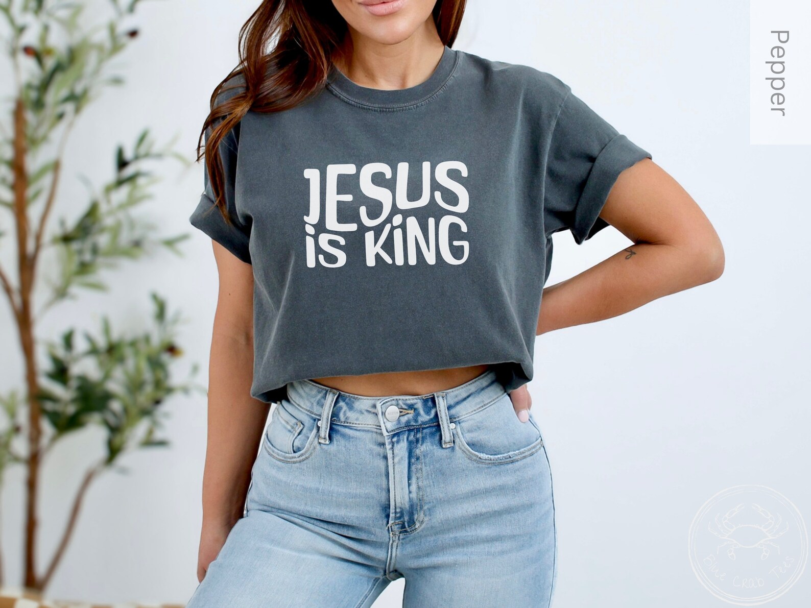 Retro Jesus is King Shirt Comfort Colors Christian Faith Tshirt ...