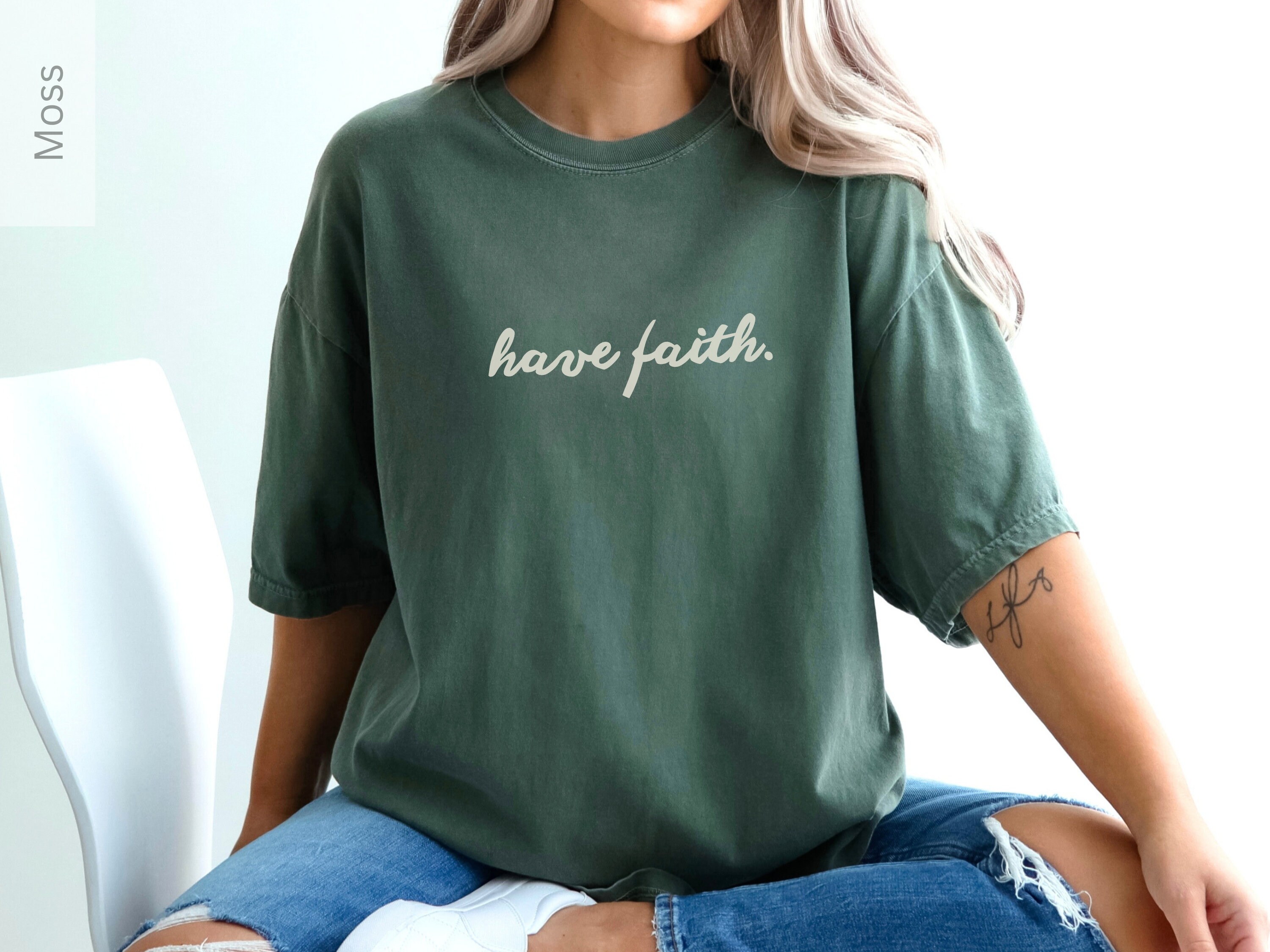 Minimalist Faith Shirts Comfort Colors Faith Tee Christian Faith Shirt ...