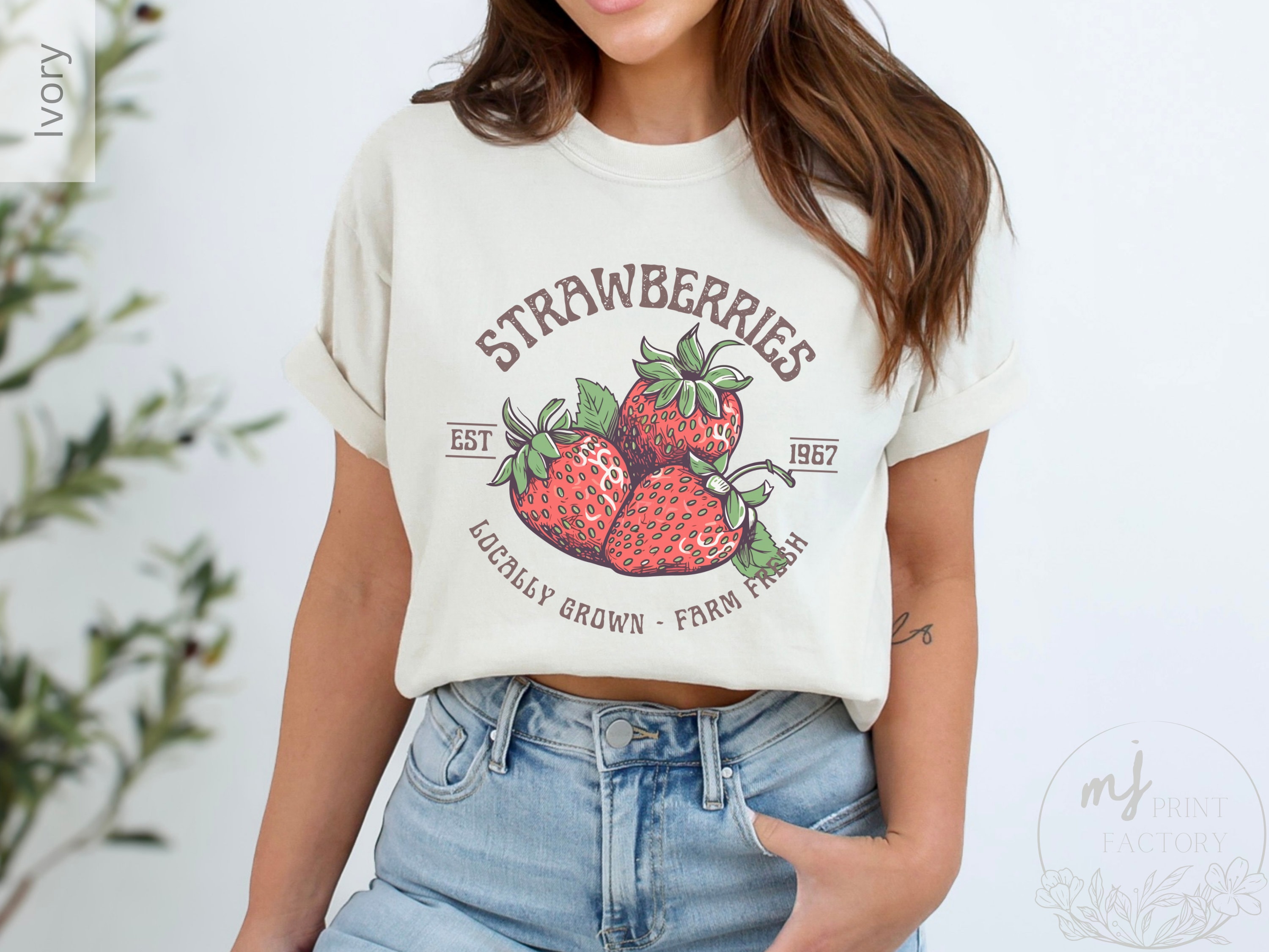 Strawberry Shirt Vintage Fruit Shirt Strawberry Picking Shirt ...