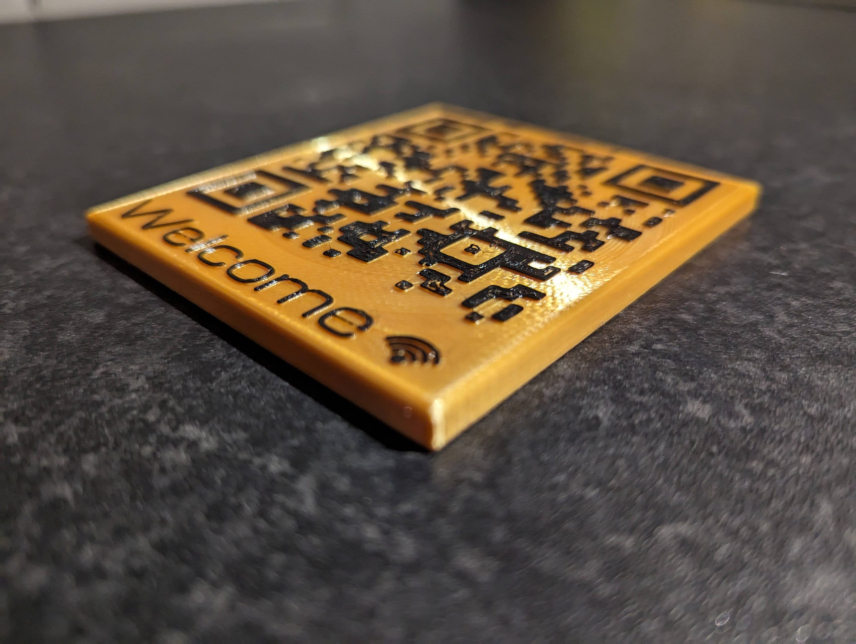 3D Printed Wifi QR Magnet, Customisable - Etsy 3D Printed Wifi QR Magnet, Customisable - Etsy
