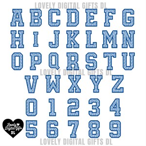 Lace Varsity Letters Png, Blue Chinoiserie Lace Varsity Alphabet Png ...