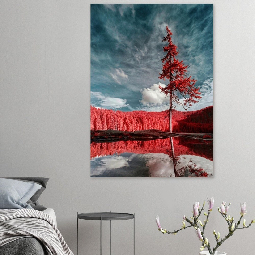 Half a Tree Bavarian Infrared Art Poster: Infrared - Etsy