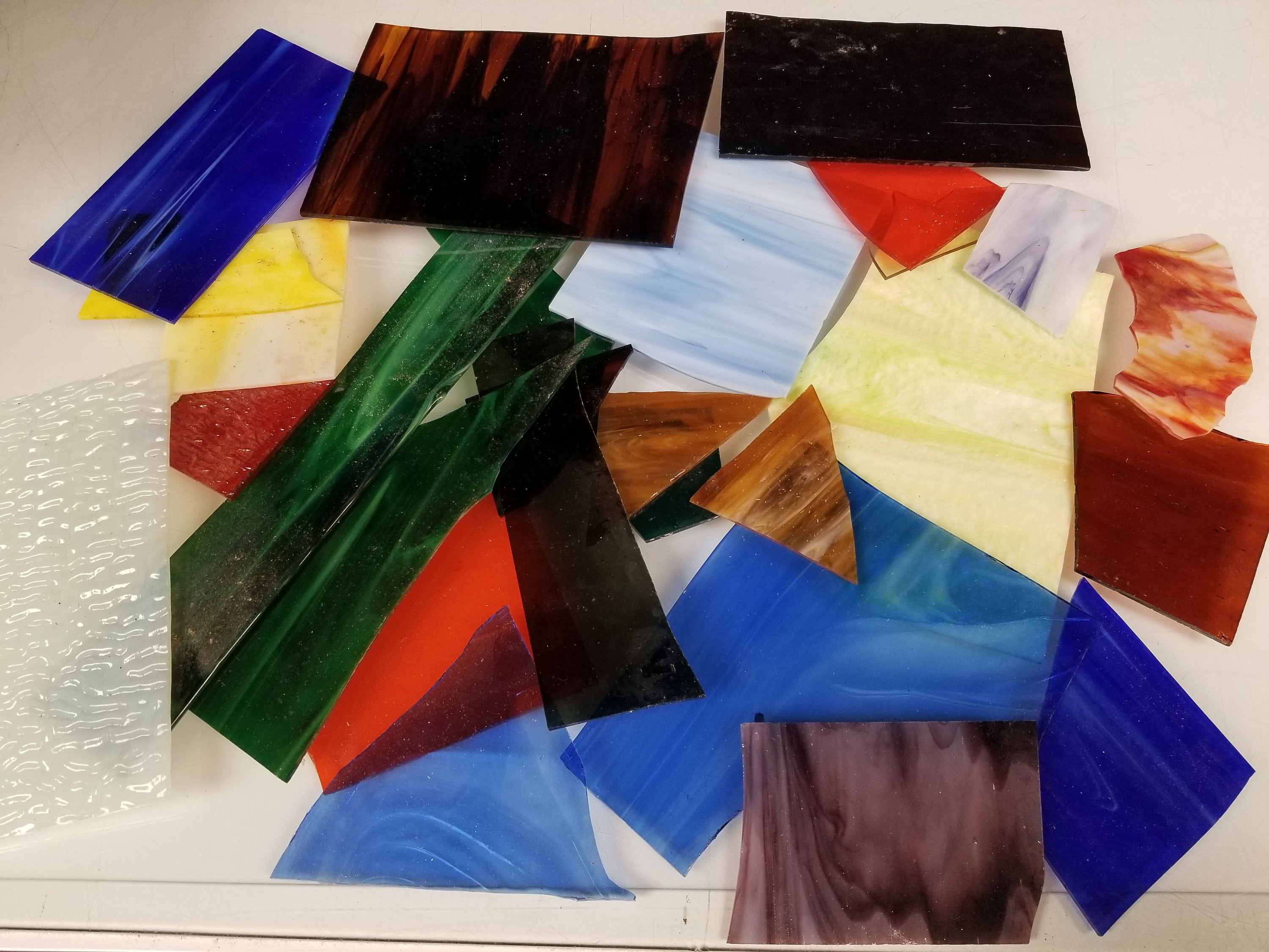 Premium Scrap Stained Glass - 5 Lbs - Etsy