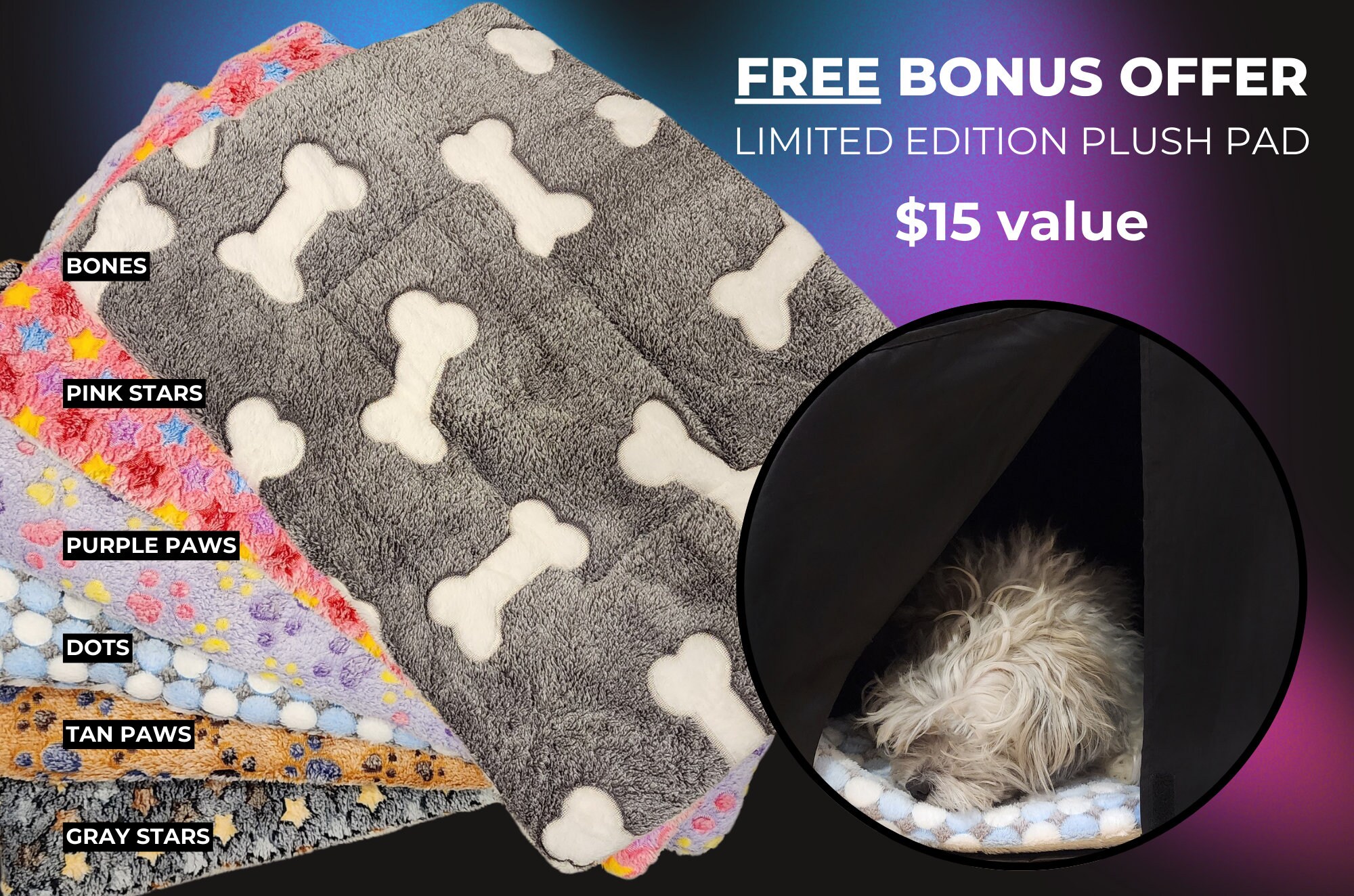 Limited Edition: Pet Dog Cat Den Bed Plus FREE BONUS Super - Etsy